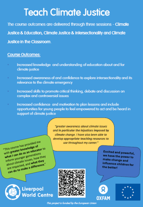 Teach Climate Justice | Liverpool World Centre